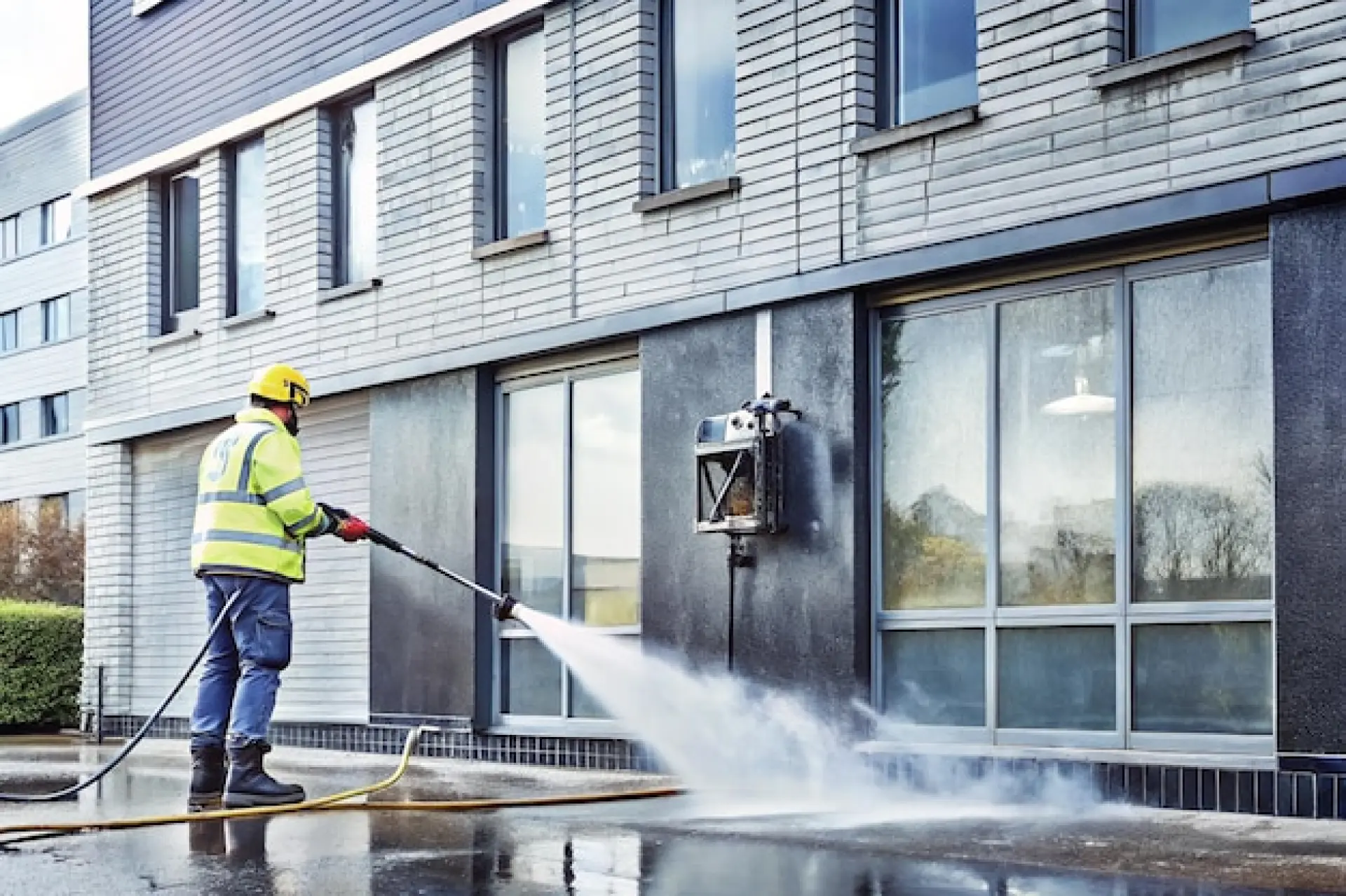 Experts in Industrial Render Cleaning in London